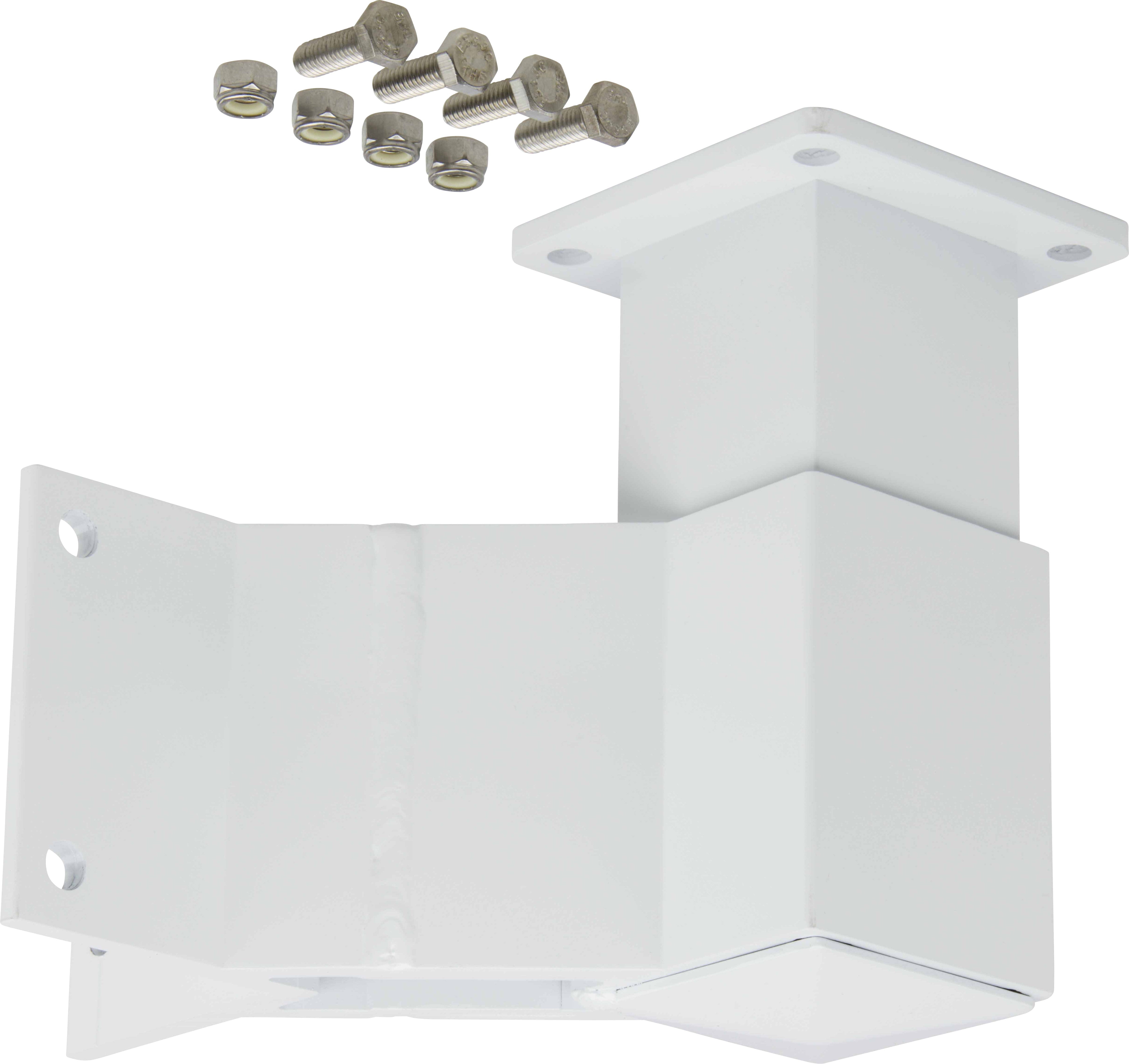 Railing 90° Outside Corner Post Fascia Mount Adaptor Kit - Powdercoate ...